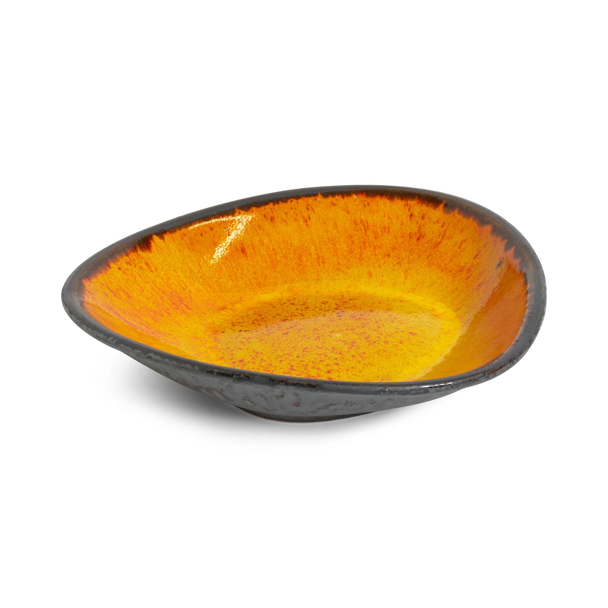 Amber Delta Deep Plate – ABS Pottery